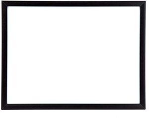 u brands magnetic dry-erase board, 24 x 18 inches, black wood frame