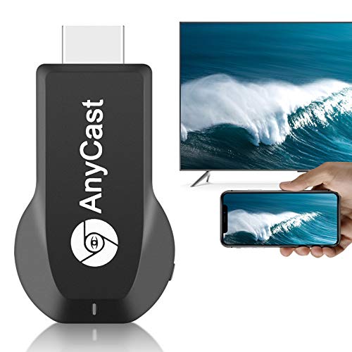 Tsemy Anycast HDMI Wireless Display Adapter WiFi 1080P Mobile Screen Mirroring Receiver Dongle to TV/Projector Receiver Support Android Mac iOS Windows