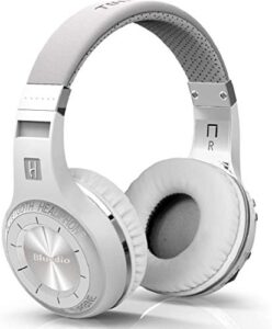 bluedio ht turbine wireless bluetooth 5.0 stereo headphones with mic (white)