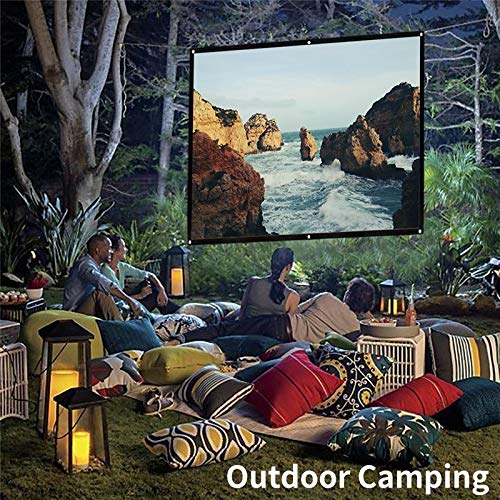 BBSJ Projector Simple Curtain 60-150 Inches Home Outdoor KTV Office Portable 3D Foldable Projections Screens ( Size : 150 inch )