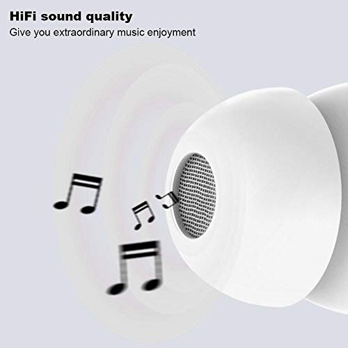 Non Radiation Sleep Earphones, 3 Meters Extended Long in Ear Wired Headphones Noise Cancelling HD Calls One Button Microphone Line Control Headset 3.5mm Jack for Mobile Phones White