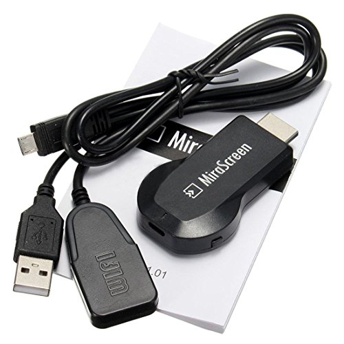 SmartSee MiraScreen Wireless Display Adapter 1080P HDMI Screen Mirroring Media Player TV Stick for Tablet Smartphone