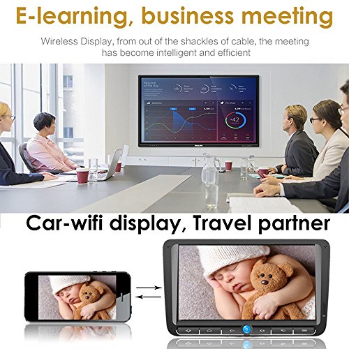 SmartSee MiraScreen Wireless Display Adapter 1080P HDMI Screen Mirroring Media Player TV Stick for Tablet Smartphone