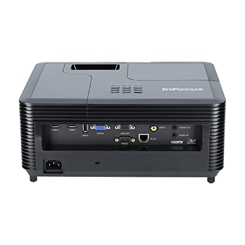 InFocus IN2134 DLP XGA 4500 Lumens, 1.3X Zoom, 3X HDMI, VGA, 3D and Wi-Fi Ready TechStation Projector