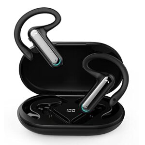 luisport open ear bluetooth headphones wireless earphones bluetooth earbuds wireless earbuds bluetooth earphones wireless earphones (fw5-black)