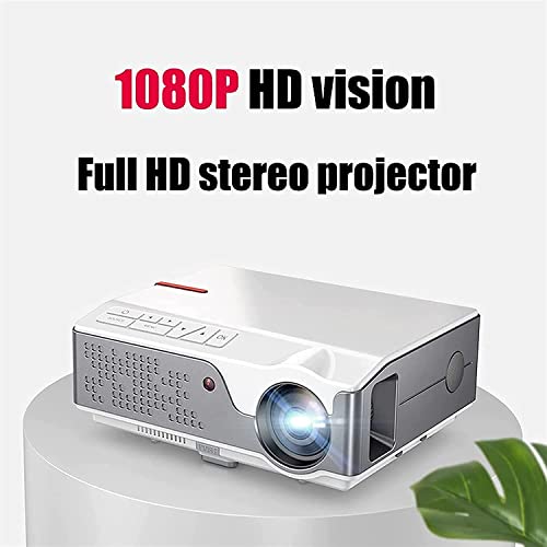 ONOTEC WiFi Mini Projector 4000L Full HD 1080P and 250" Supported, Portable Wireless Mirroring Projector for iOS/Android/TV Stick/PS4/PC Home & Outdoor