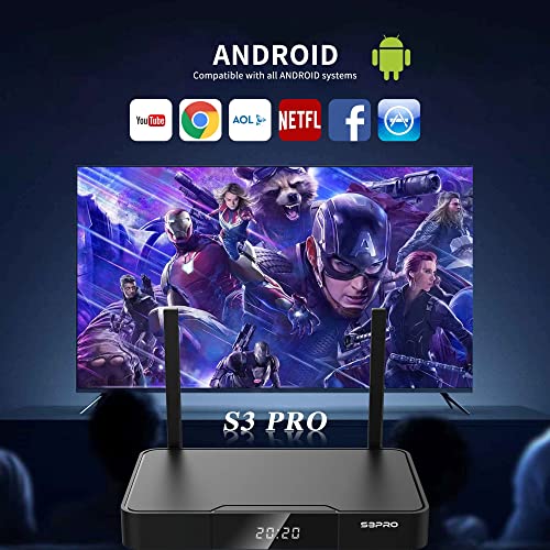 S3Pro S3 pro 2023 The Upgraded Version of English TV Box Support Bluethooth