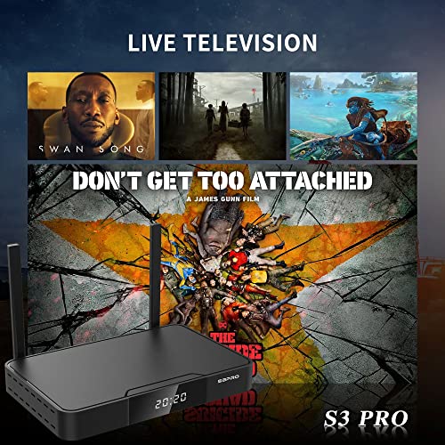 S3Pro S3 pro 2023 The Upgraded Version of English TV Box Support Bluethooth