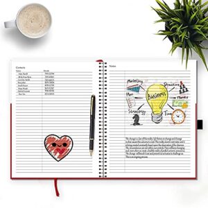 Appointment Book 2023 2024 Daily & Hourly 15 minutes, Schedule Planner Book by Strive Zen, HARDCOVER, Large, 8.5" x 11", Hourly, Weekly Planner, Monthly Planner, 18 Months, January 2023- July 2024