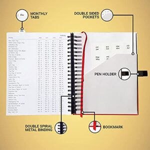 Appointment Book 2023 2024 Daily & Hourly 15 minutes, Schedule Planner Book by Strive Zen, HARDCOVER, Large, 8.5" x 11", Hourly, Weekly Planner, Monthly Planner, 18 Months, January 2023- July 2024