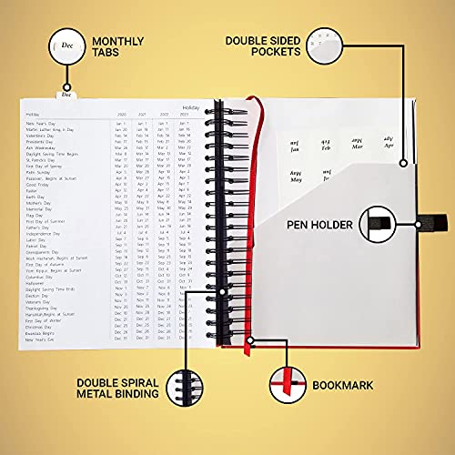 Appointment Book 2023 2024 Daily & Hourly 15 minutes, Schedule Planner Book by Strive Zen, HARDCOVER, Large, 8.5" x 11", Hourly, Weekly Planner, Monthly Planner, 18 Months, January 2023- July 2024