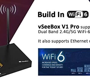 2023 vSeeBox V1 Pro Android TV Box (4GB RAM + 32GB ROM)