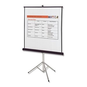 Quartet Portable Tripod Projection Screen, 70 x 70 Inches, High-Resolution, Matte Surface (570S)