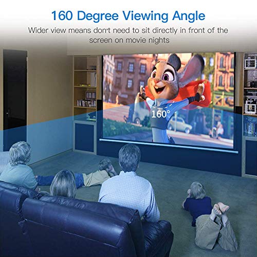 Auto Motorized Projector Screen 100 inch 16:9 HD Diagonal with Remote Control, Wall/Ceiling Mounted Electric Movie Screen Wrinkle-Free, Great for Home Office Theater TV Usage