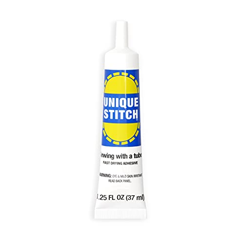 Dritz 398 Unique Stitch Stitchless Sewing Liquid Adhesive, Clear, 1.25-Fluid Ounce