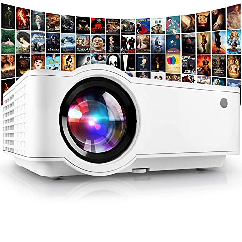 PONER SAUND Mini Portable Projector with Projector Screen