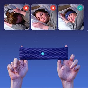 HoomBand | Bluetooth Sleep Headphones | Headband for Sleep, Travel, Meditation | Free Access to Hypnotic Stories and Sounds Created by Sleep Experts | Charging Cable Included