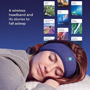 HoomBand | Bluetooth Sleep Headphones | Headband for Sleep, Travel, Meditation | Free Access to Hypnotic Stories and Sounds Created by Sleep Experts | Charging Cable Included