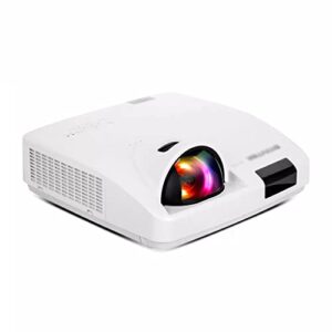 wionc short throw rear 3lcd video 1080p full hd projector for film education conference advertising home theater (color : c600wst, size : 347 * 341 * 142mm)