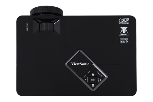 ViewSonic PJD5234 XGA DLP Projector, 2800 ANSI Lumens, 3D Blu-Ray w/HDMI, 120Hz, Black