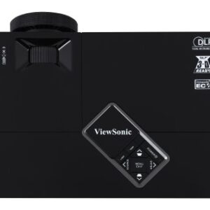 ViewSonic PJD5234 XGA DLP Projector, 2800 ANSI Lumens, 3D Blu-Ray w/HDMI, 120Hz, Black