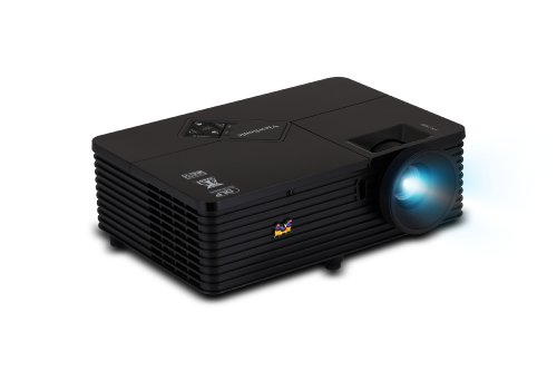 ViewSonic PJD5234 XGA DLP Projector, 2800 ANSI Lumens, 3D Blu-Ray w/HDMI, 120Hz, Black