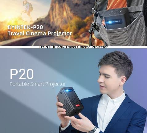 BYINTEK UFO P20 Android 9.0 OS WiFi Portable Smart Projector