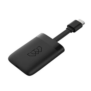 xgimi streaming dongle with official android tv system, including shows on netflix, hbo max, and disney plus