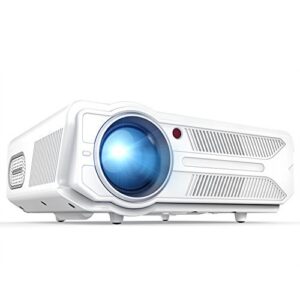 dbpower projector, 3200 lumens lcd video projector, multimedia portable home theater projector support 1080p hdmi usb sd vga av for home cinema tv laptop game iphone andriod