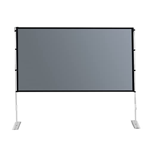 FZZDP Projector Outdoor Anti-Light and Gain Protection Folding Screen 16: 9 84 100 120 Inches Home with Console Curtain ( Size : 120 inch )