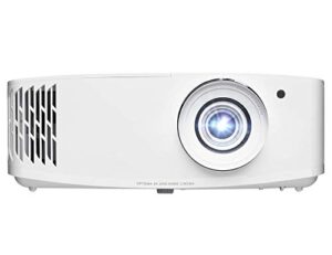 optoma uhd50x true 4k uhd projector for movies & gaming | 240hz refresh rate | lowest input lag on 4k projector | enhanced gaming mode 16ms response time | hdr10 & hlg compatibility | 3400 lumens