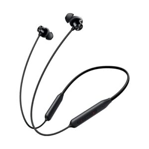 oneplus bullets wireless z2 bluetooth 5.0 in ear earphones, bombastic bass – 12.4 mm drivers, 30 hrs battery life (magico black)