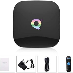 Q Plus Android 10.0 TV Box, Android Box 4GB RAM 32GB ROM H616 Quad Core USB 2.0 2.4G WiFi Support 6K 3D/H.265 Smart TV Box