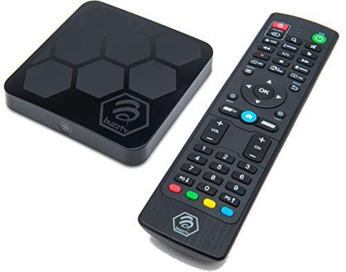 BuzzTV XR4000 - Android 9.0 IPTV Set-Top Box with IR-100 Remote - Faster Than Ever Before - 4K Ultra HD - 2GB RAM 16GB Storage - Latest Graphics Processor - Dual Band WiFi