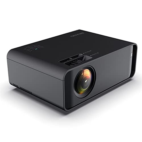 FZZDP Black Portable Projector High Definition Mobile Phone Same Screen Projector Home Theater Projector