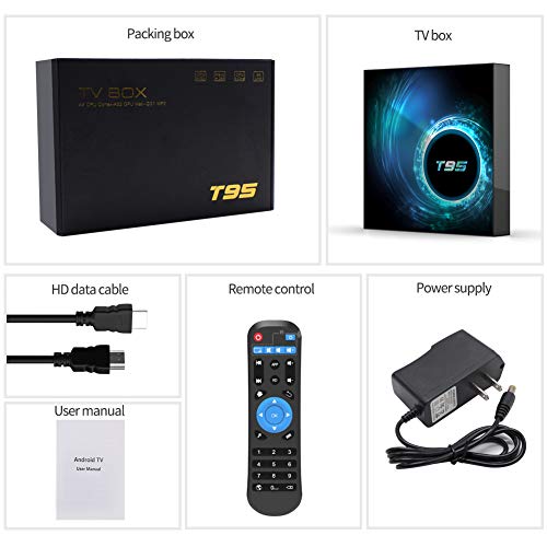 Android tv Box 10.0, H616 Quad-core 4GB RAM 128GB ROM Smart Android Box ,Support 6K,3D,2.4G/5.0GHz Dual WiFi,10/100M Ethernet,Bluetooth 5.0,HDMI 2.0,H.265 Media Player