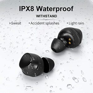 Bluetooth Earbuds,Wireless Earbuds with Touch Control in Ear Bluetooth 5.1 IPX8 Waterproof Headphones CVC 8.0 Noise Cancelling,Built-in Mic Bluetooth TWS Stereo Earphones with Deep Bass for Sport