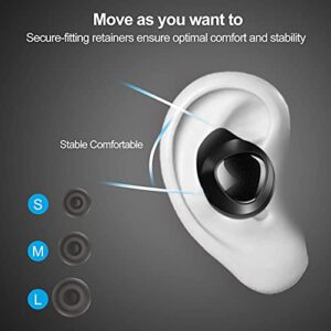 Bluetooth Earbuds,Wireless Earbuds with Touch Control in Ear Bluetooth 5.1 IPX8 Waterproof Headphones CVC 8.0 Noise Cancelling,Built-in Mic Bluetooth TWS Stereo Earphones with Deep Bass for Sport