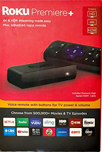 Roku Premiere+ 4K HDR Streaming Player