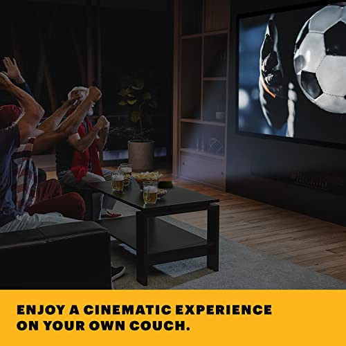 KODAK Projector Screen | 120” Fixed Frame Home Projection Screen with Black Velvet Frame, Durable PVC & Wall Mount Kit | 160° View Angle, 16:9, 1.1, Full HD 4K 8K & Active 3D Ready for Movies & Gaming