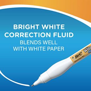 BIC Wite-Out Brand Shake 'n Squeeze Correction Pen, 8 ML Correction Fluid, 1 Count Pack of white Correction Pens, Fast, Clean and Easy to Use Pen Office or School Supplies