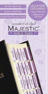 majestic bible tabs lavender by na, na (2009)