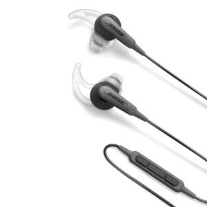 Bose SoundSport, In-Ear Sports Headphones for Apple devices, (Water and Sweat Resistant Headphones), Charcoal