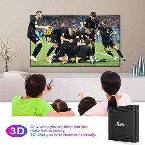 Xilibod Android 9.0 TV Box 4GB RAM/32GB ROM, Amlogic S905X3 64-bit Quad core ARM, G31 MP2 GPU Processor,H.265 Decoding 2.4G/5G Dual-Band WiFi Smart TV Box - Model No.: X96 Air 4GB 32GB