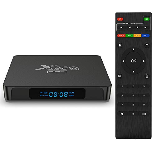 Android TV Box 10.0,X96Q PRO 5G Android TV Box 2GB RAM 16GB ROM Allwinner H313 Quad-Core 64bit with WiFi 2.4GHz USB 3.0 Ultra HD 6K H.265 WiFi Home TV Box