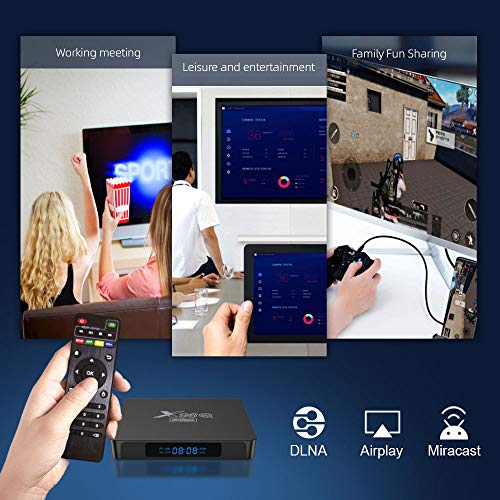 Android TV Box 10.0,X96Q PRO 5G Android TV Box 2GB RAM 16GB ROM Allwinner H313 Quad-Core 64bit with WiFi 2.4GHz USB 3.0 Ultra HD 6K H.265 WiFi Home TV Box