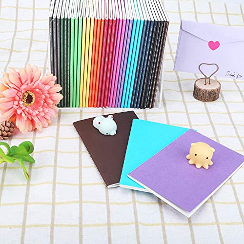 Jekkis 48 Pack Mini Notebooks Bulk, Small Pocket Notebook Set, Colorful Notepad Bulk, Mini Journal Memo Notepads, 3.5"x5.5", for Gifts, School, Office Supplies