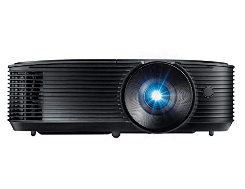 Optoma S334e SVGA Bright Professional Projector Lights On Viewing with 3,800 Lumens Latest DLP Technology Business Presentations Classrooms or Home 15,000 hour lamp life Speaker Built In Portable Size