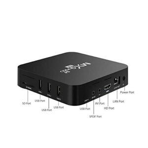 MXQ Pro 5G Android 12.1 TV Box Ram 1GB ROM 8GB Android Smart Box H.265 HD 3D Dual Band 2.4G/5.8G WiFi Quad Core Home Media Player