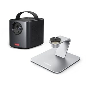 nebula by anker mars ii pro 500 ansi lumen portable projector with nebula desktop stand for projectors, 360° and height adjustment